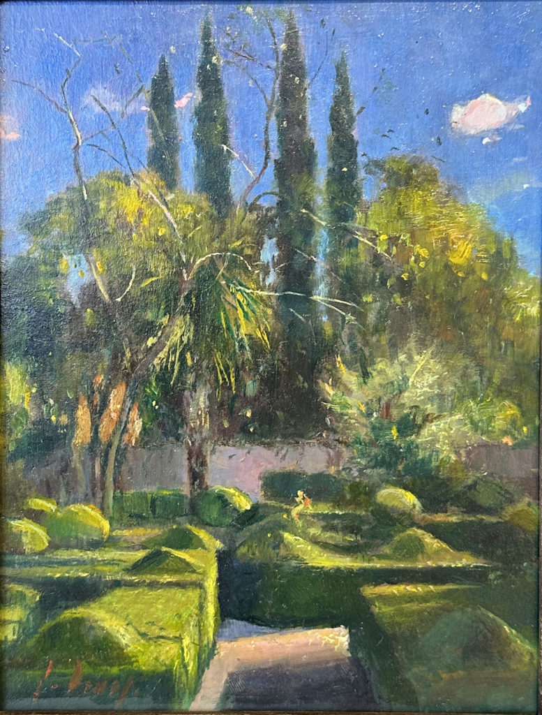 Topiary Garden - Helena Fox Fine Art
